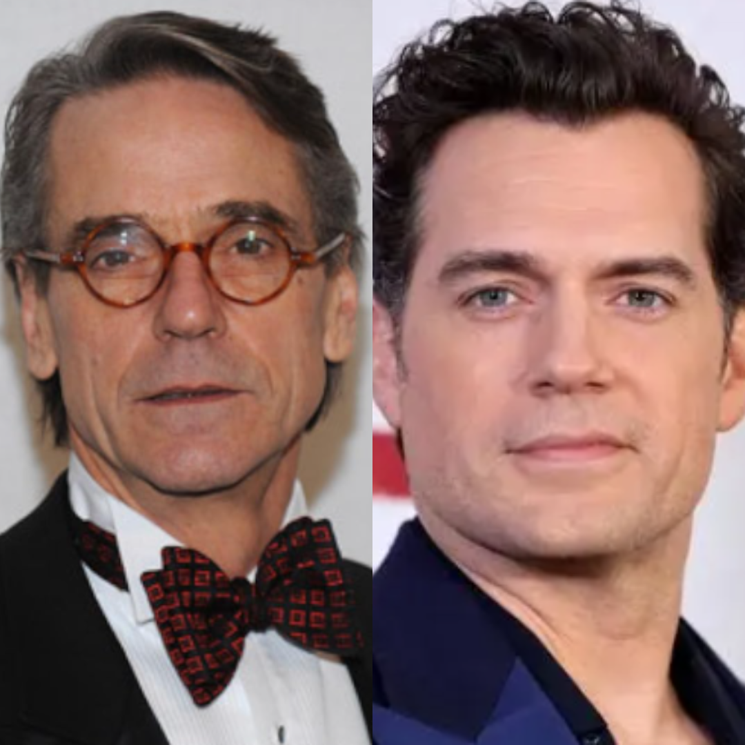 Jeremy Irons teams up with Henry Cavill for 1980s cult classic ...